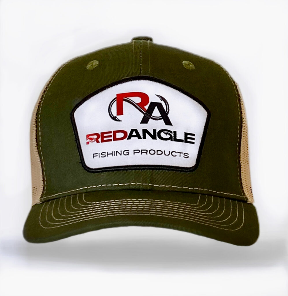 Trucker Fishing Hats - Red Angle Fishing